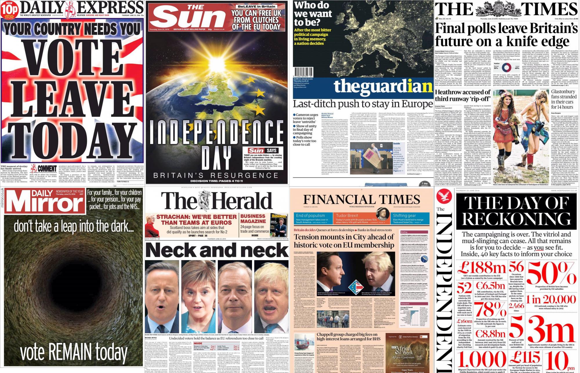 La prensa británica toma posición sobre el 'Brexit' | El Imparcial